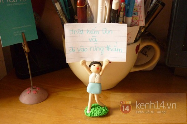 Tự nặn cô bé kẹp giấy siêu đáng yêu bằng đất sét Nhật tại Hachi Hachi Blog