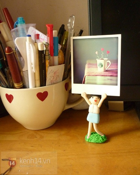 Tự nặn cô bé kẹp giấy siêu đáng yêu bằng đất sét Nhật tại Hachi Hachi Blog