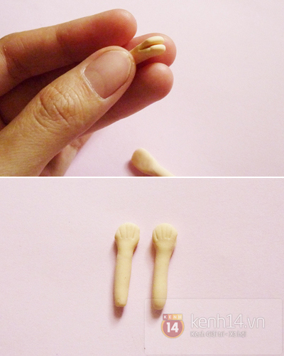 Tự nặn cô bé kẹp giấy siêu đáng yêu bằng đất sét Nhật tại Hachi Hachi Blog