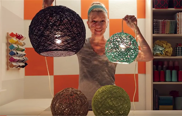 Cách làm lồng đèn bằng len đơn giản mà sang trọng