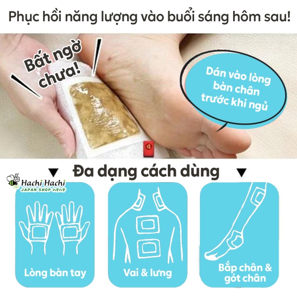 Miếng chống mỏi chân 30 miếng (Đá Germanium)